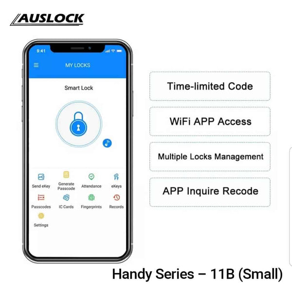 Handy Fingerprint Lock | Handy Touch ID Door Lock | AU Smart Locks